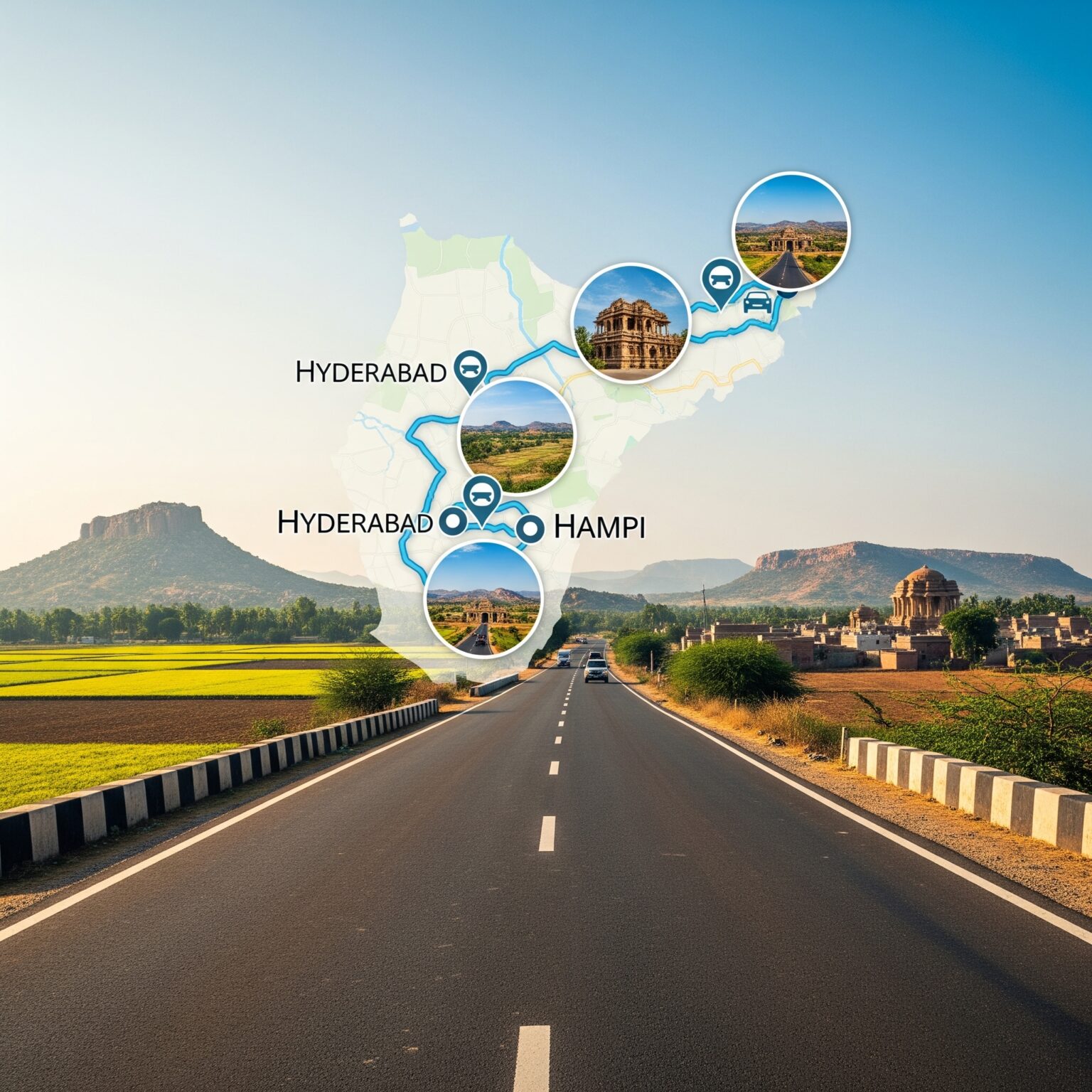 How to Reach Hampi from Hyderabad- Best Routes & Travel Tips